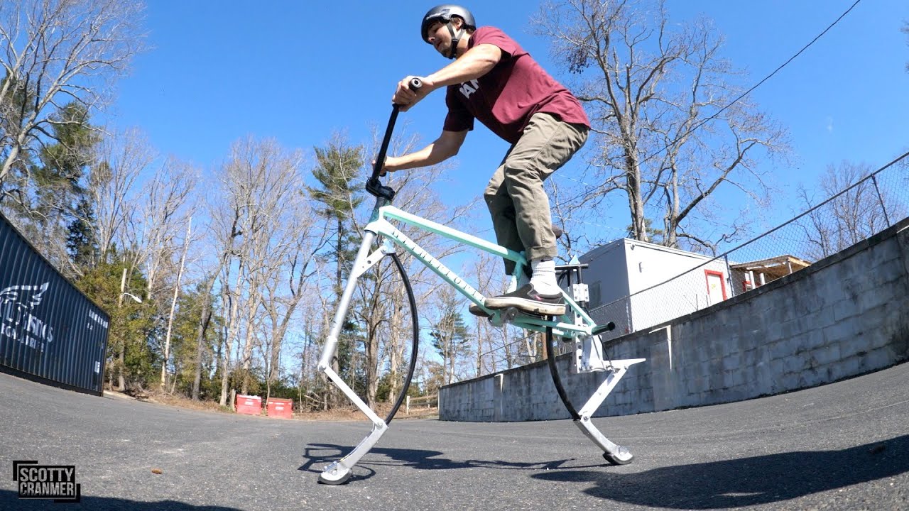 These Guys Built an Awesome Pogo Stick Bicycle