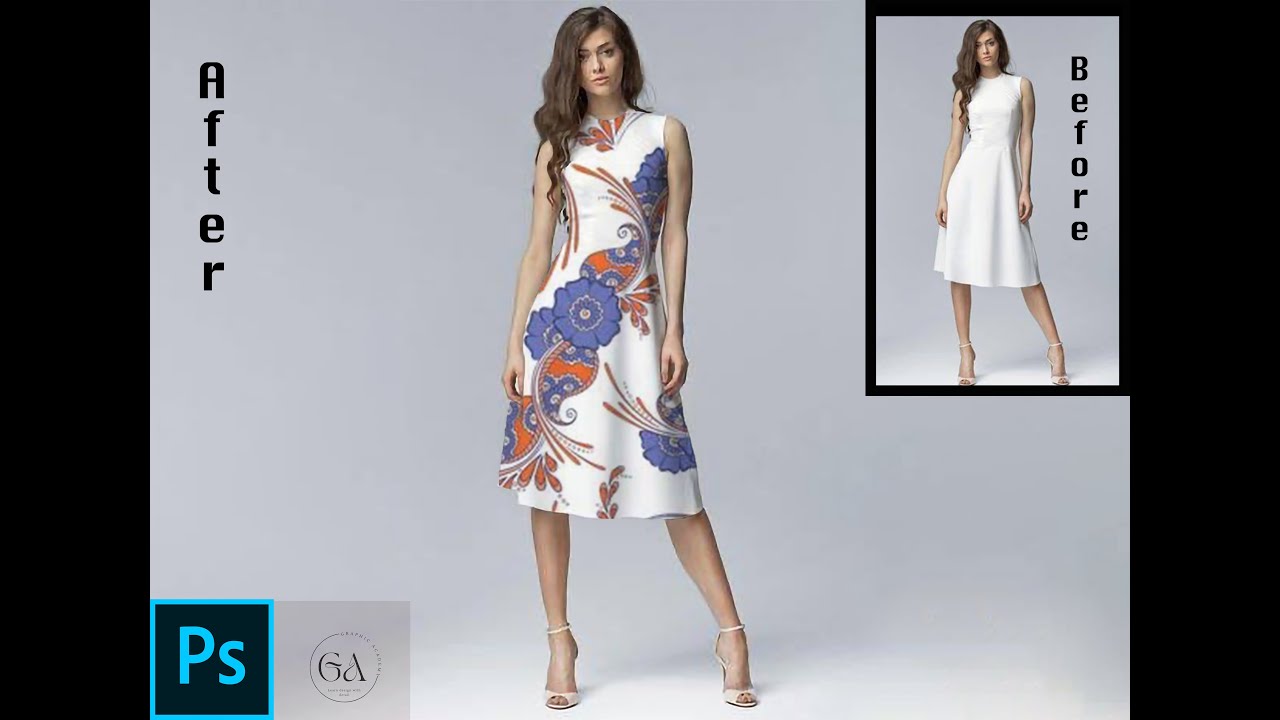 Photoshop: How to Change Clothes pattern | by Graphics Academy - YouTube