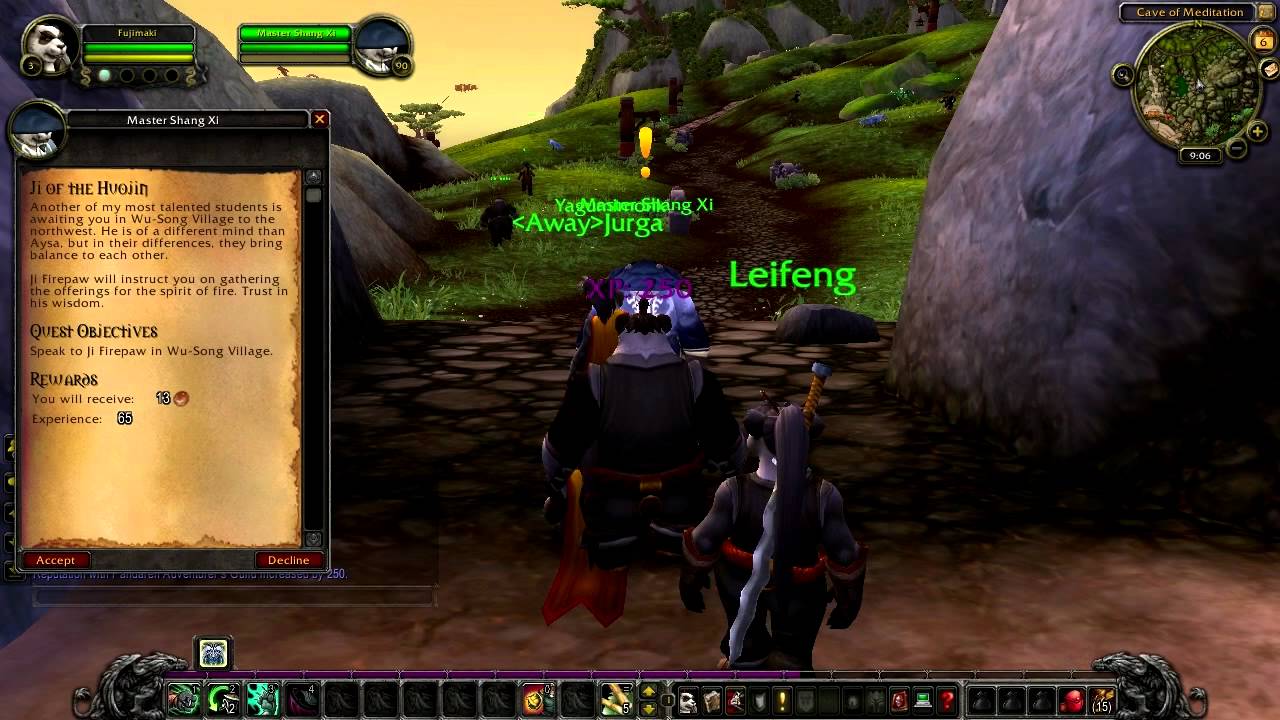 WoW: Mists of Pandaria Beta - Level 1-6 Pandaren Monk Walkthrough: Part ...