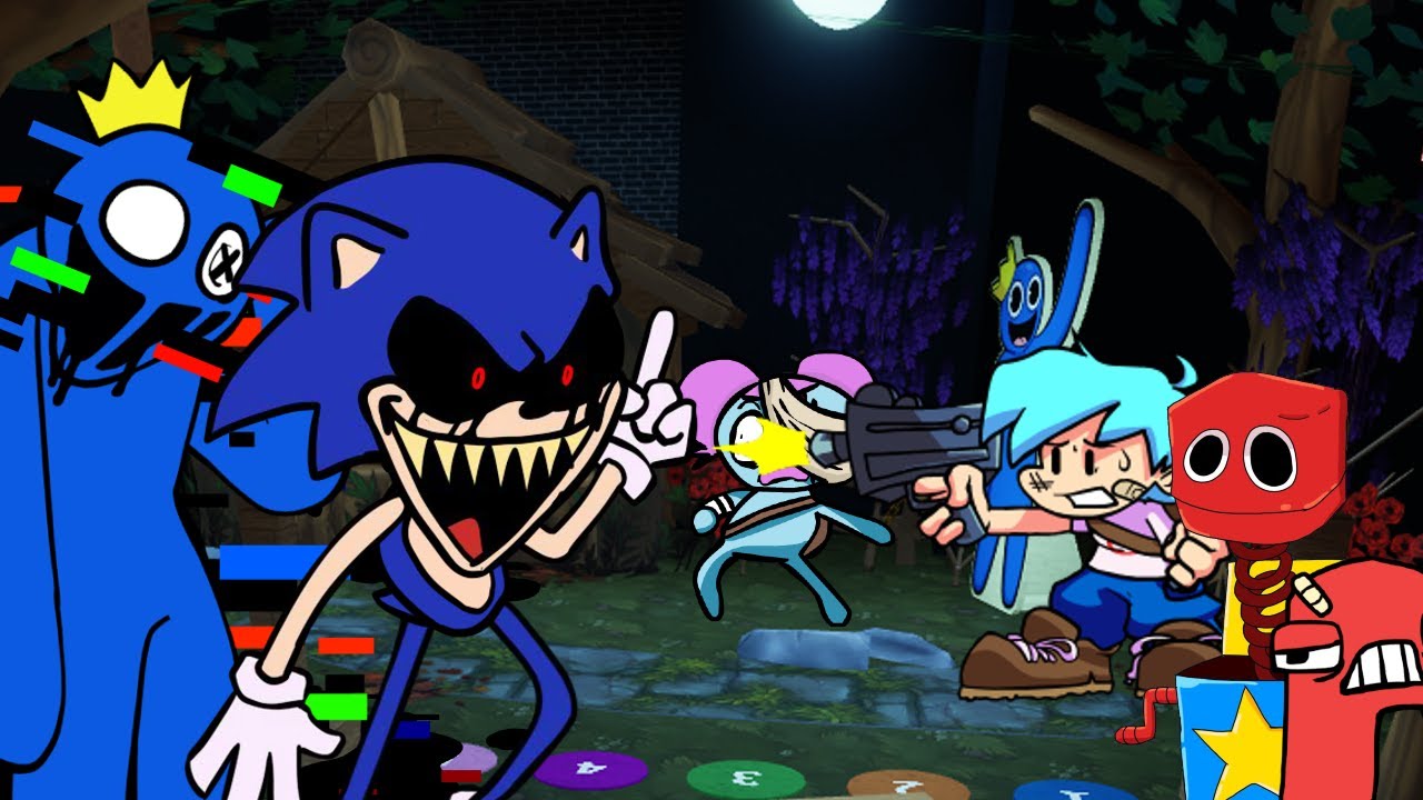 FNF Vs Pibby Nightmare Evil | Sonic.EXE - YouTube