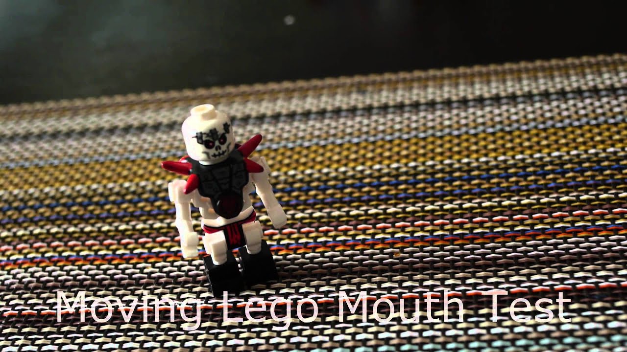 Lego mouth animation test - YouTube