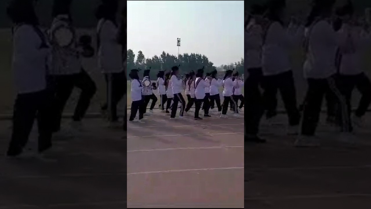 Band march past #students #school #marchingband #marchpast #girl # ...