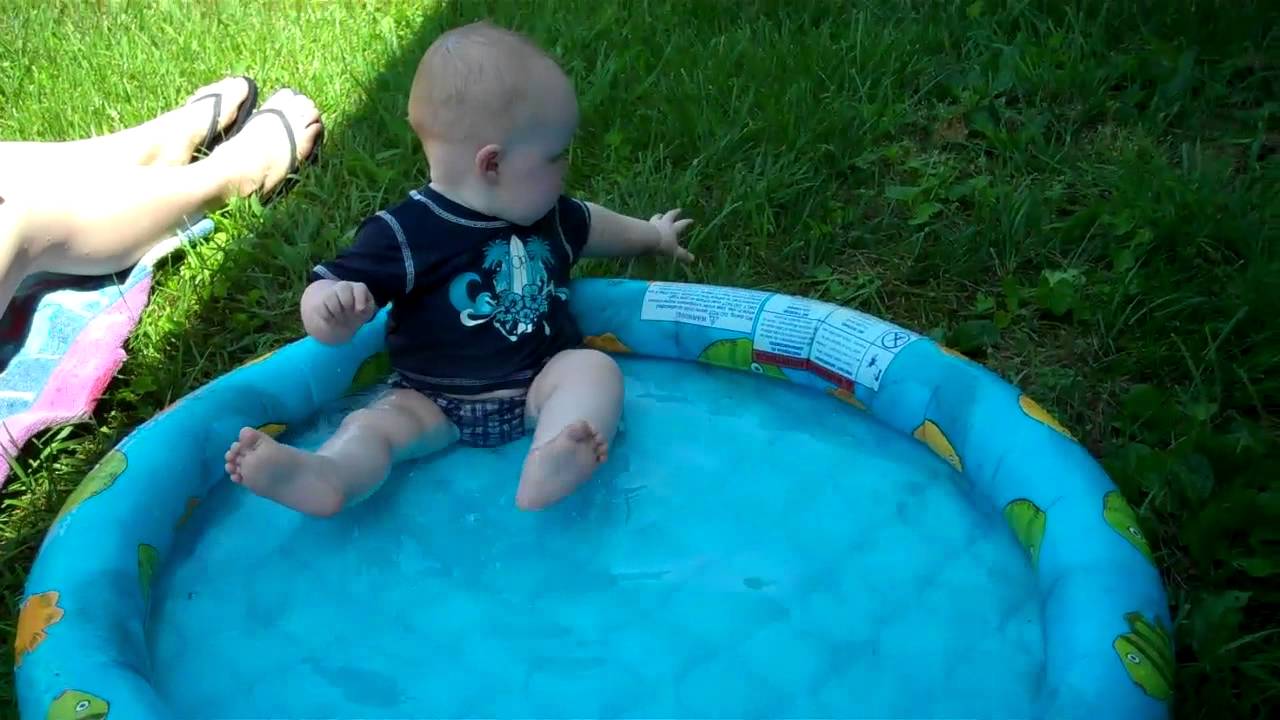 First time swimming! - YouTube