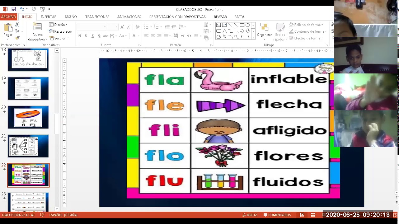 SEGUNDO A SILABAS DOBLES (FL,FR,GL,GR) - YouTube