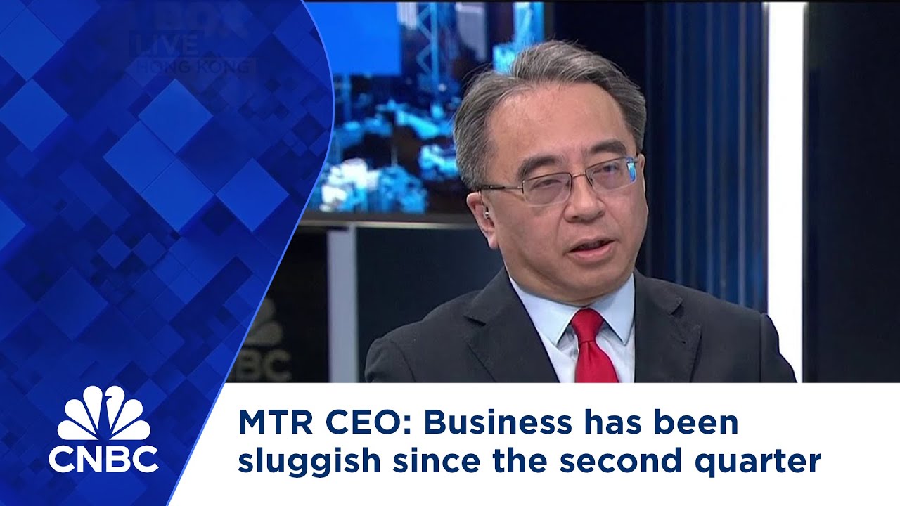 MTR CEO: Business has been sluggish since the second quarter, but this ...