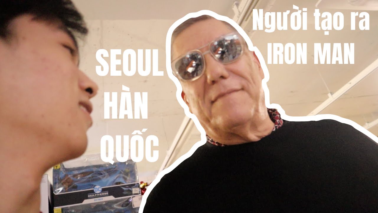 MÌNH GẶP CHA ĐẺ CỦA IRON MAN Ở SEOUL - Review comic cafe ở Hàn - YouTube