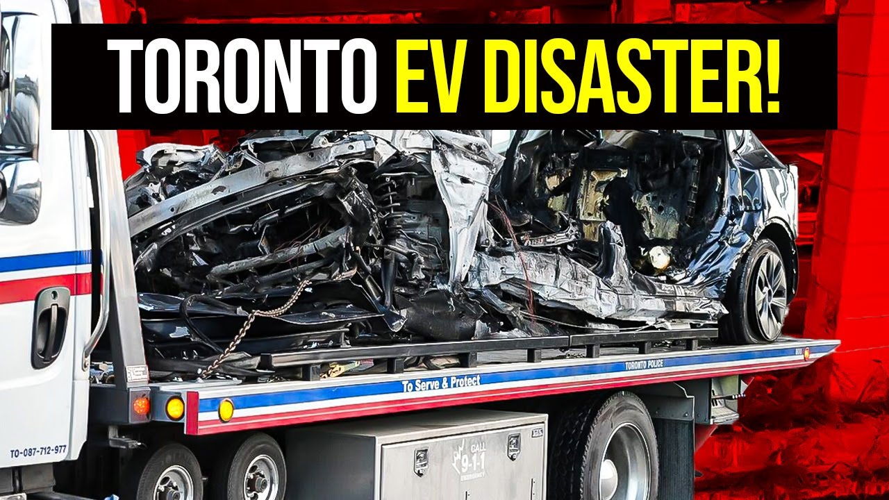 CRAZY! Tragic EV Crash in Toronto Claims FOUR Lives - YouTube