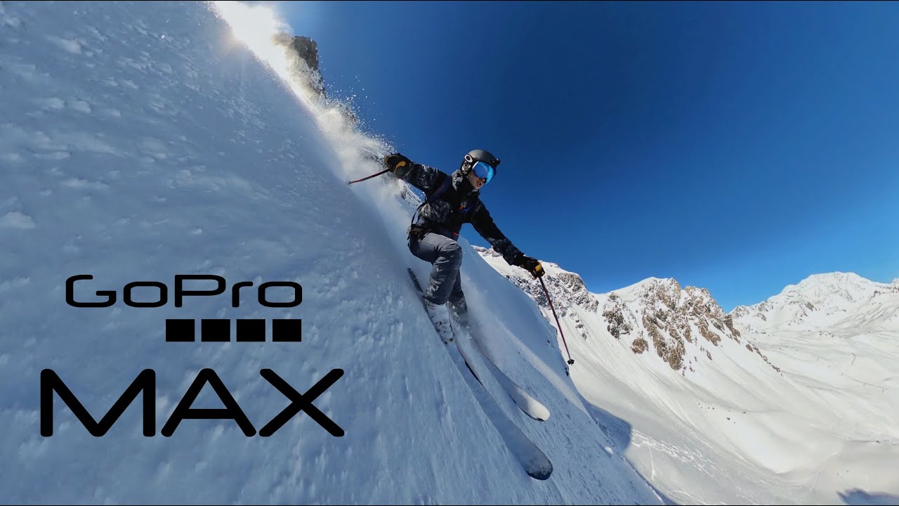GoPro MAX: Skiing in the French Alps - YouTube