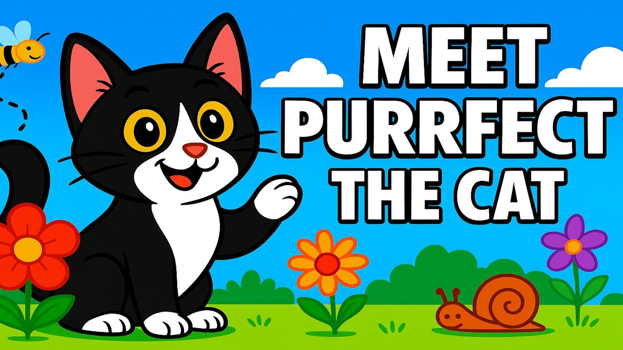 Meet Purrfect the Cat | A Fun and Heartwarming Story for Kids - YouTube