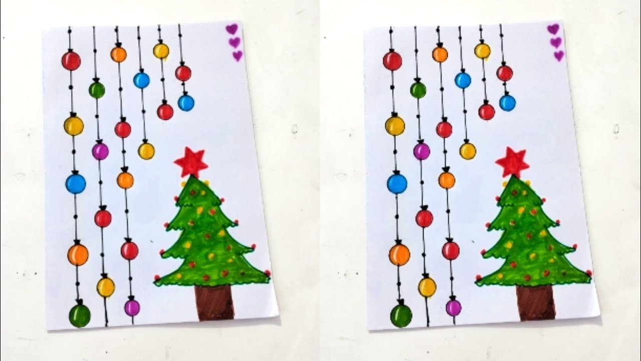 diy christmas cards handmade | Christmas greeting card ideas | How to ...