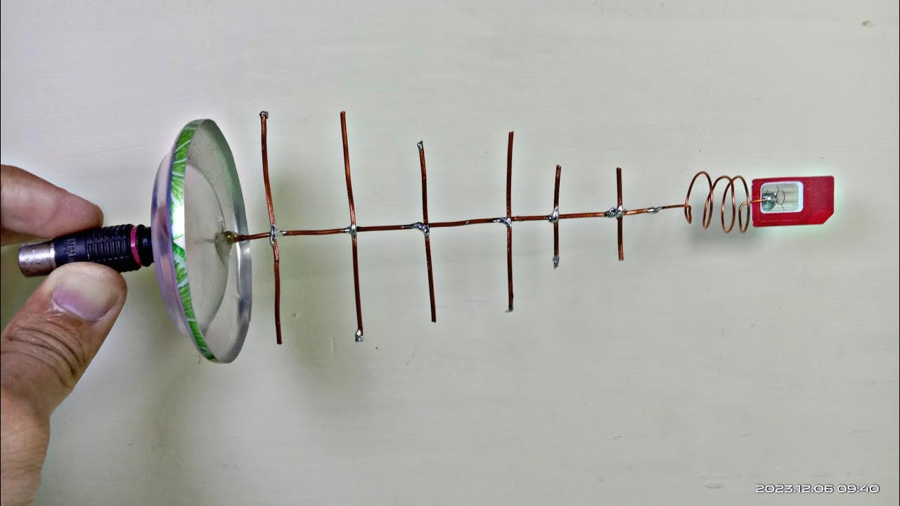 HOW TO MAKE A SUPER STRONG INNOVATIVE AND CREATIVE TV ANTENNA USING ...