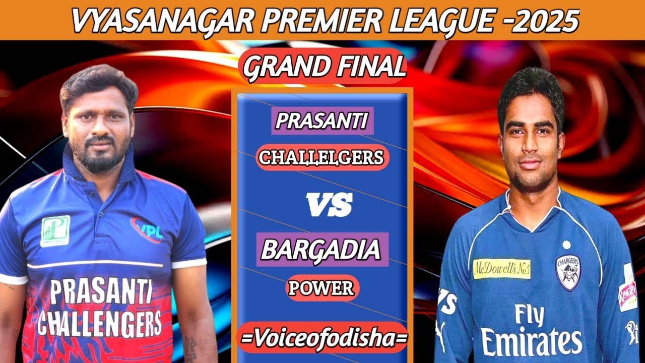 LIVE 🛑:🏆FINAL🏆🔥: VYASANAGAR PREMIER LEAGUE #Voiceofodisha - YouTube
