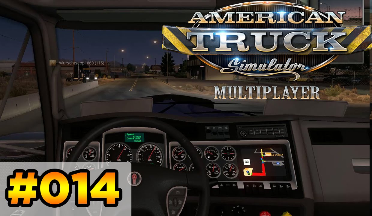 ATS Multiplayer #014 - 25 Tonnen Leis - Let's Play American Truck ...