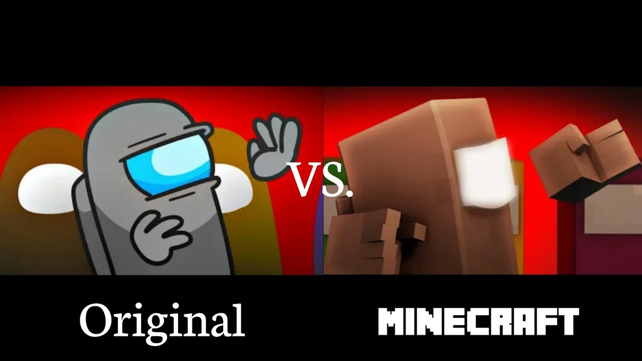 Show Yourself (Among Us Song) | Original VS. Minecraft - YouTube