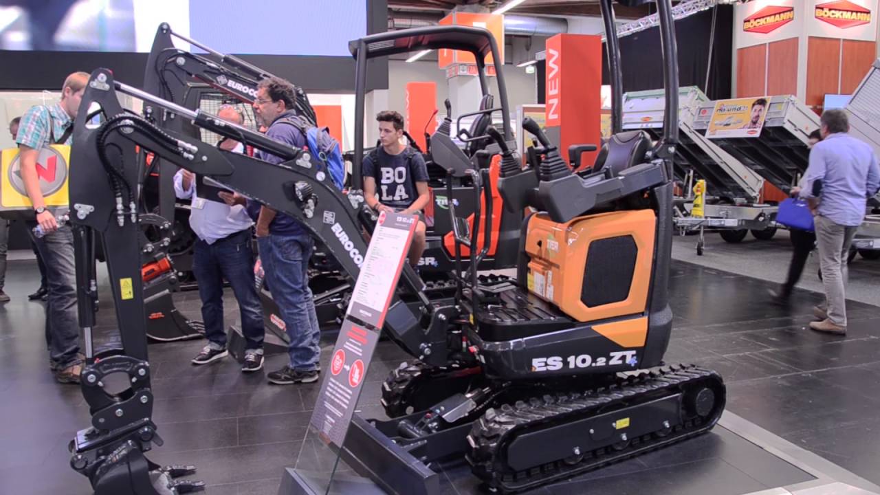 Eurocomach ES 10.2 ZT4 1-Tonnen Minibagger Vorstellung und Interview ...