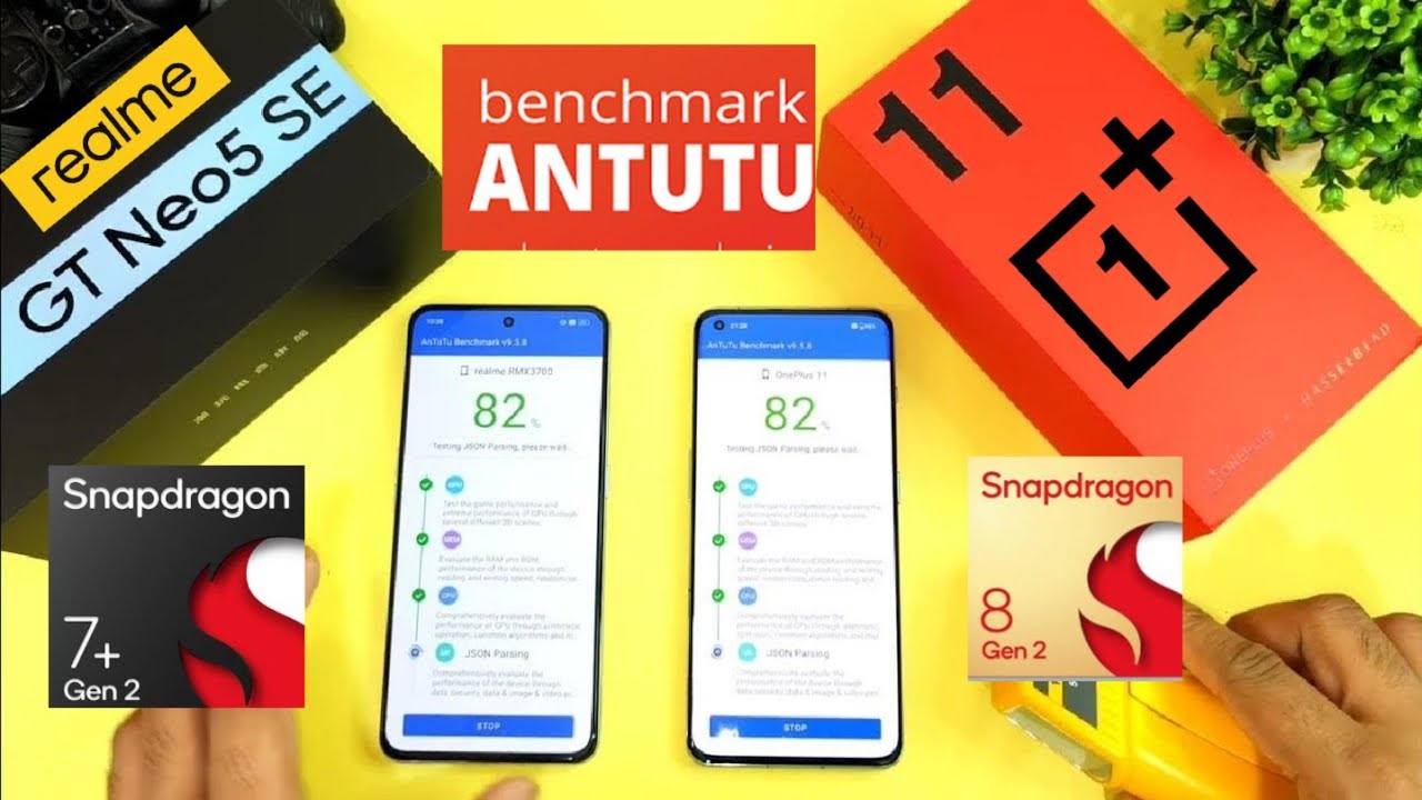 Realme GT Neo 5 SE vs Oneplus 11 Antutu Test Heating Test 🔥🔥🔥# ...