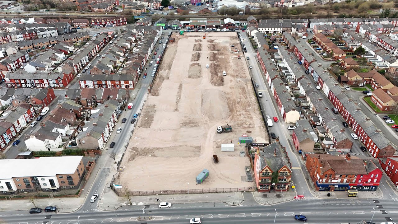 Johnsons The Cleaners Demolition Update - Bootle - YouTube