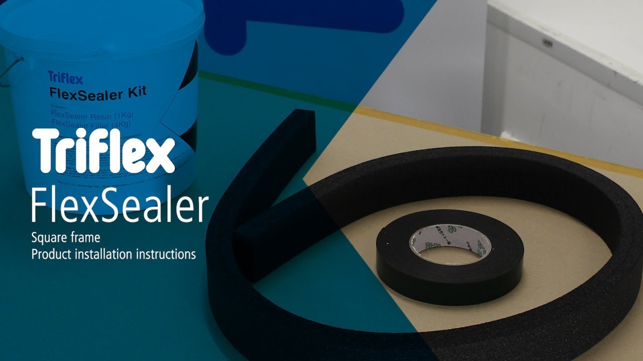 Triflex FlexSealer - product installation - YouTube