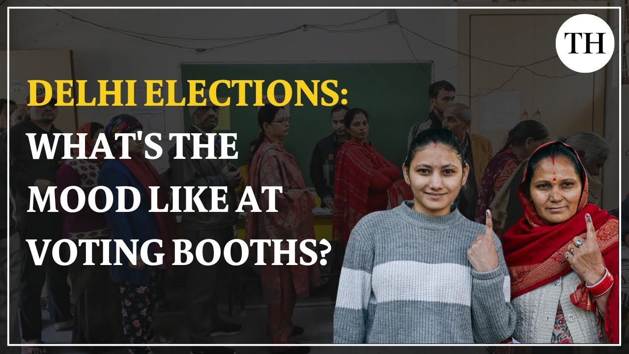 Delhi elections: What's the mood like at voting booths? - YouTube