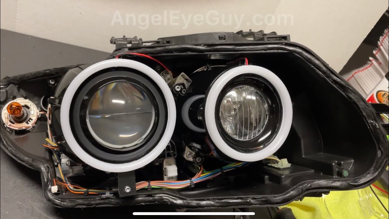 Angel Eye Guy E9x Angel Eye Kit Overview & DIY - YouTube