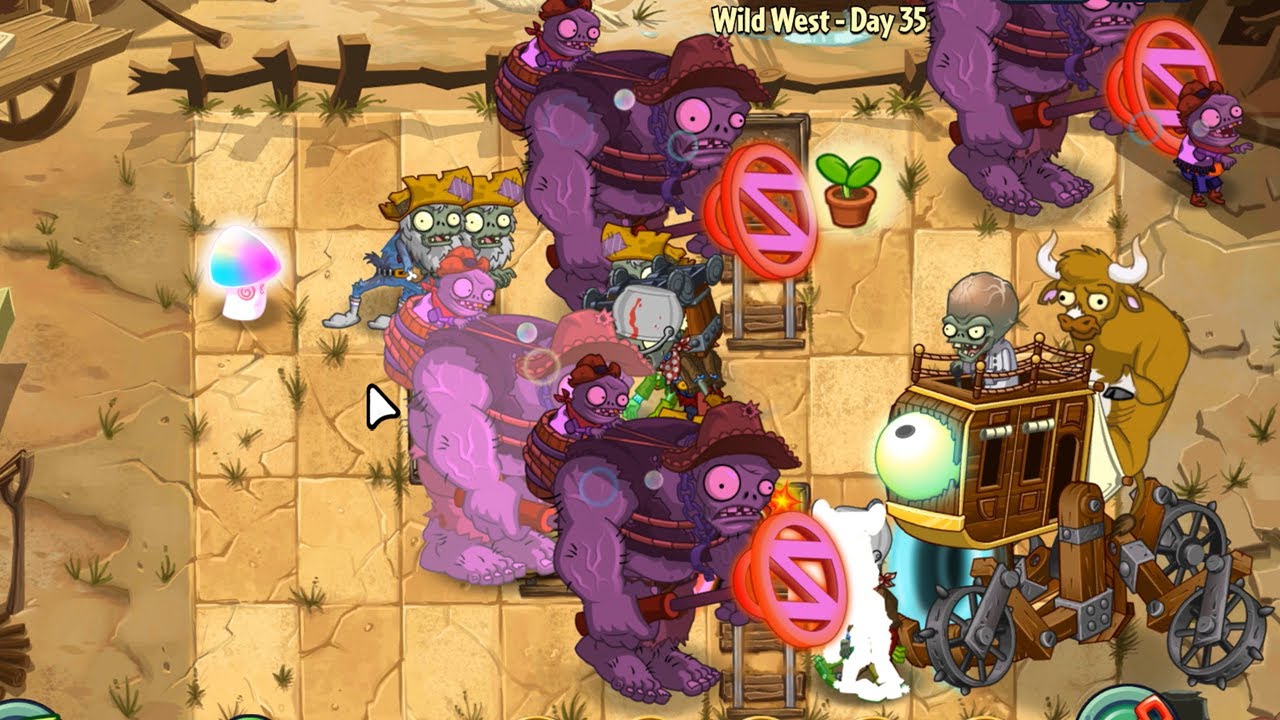 Defeating the Final Boss in West Wild | PvZ Gameplay Walkthrough - YouTube