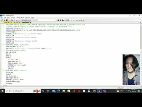 Membuat Program dengan Bahasa Pemrograman Fortran (Michael, 545210050) - YouTube
