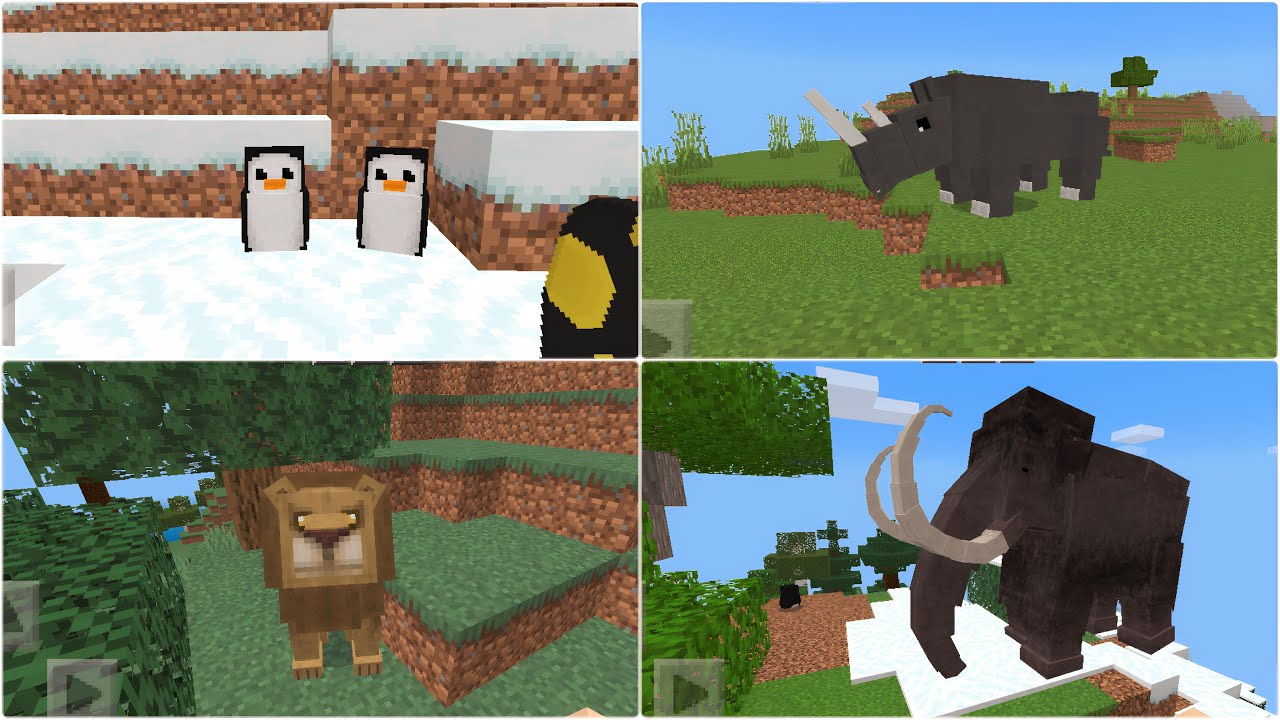 40+ Wild Animals and Birds In Minecraft - YouTube