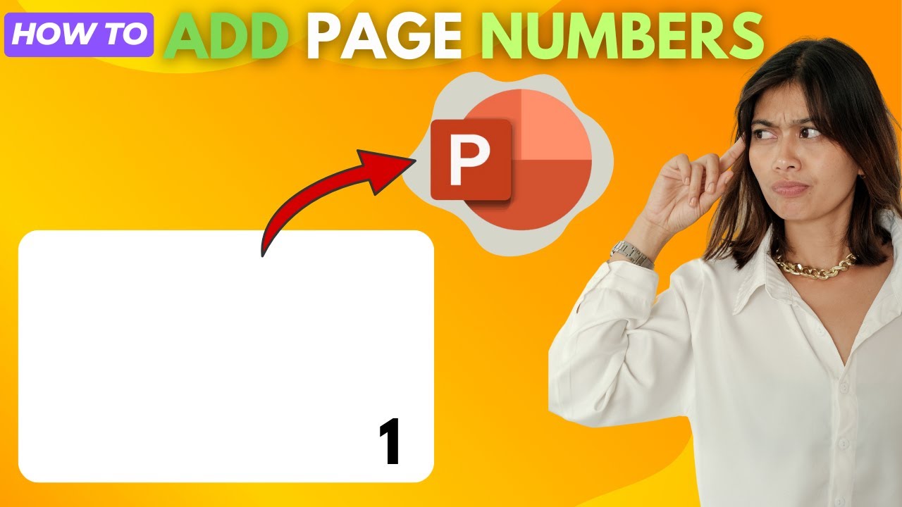 How to Add Slide/Page Numbers In PowerPoint {Full Guide} - YouTube