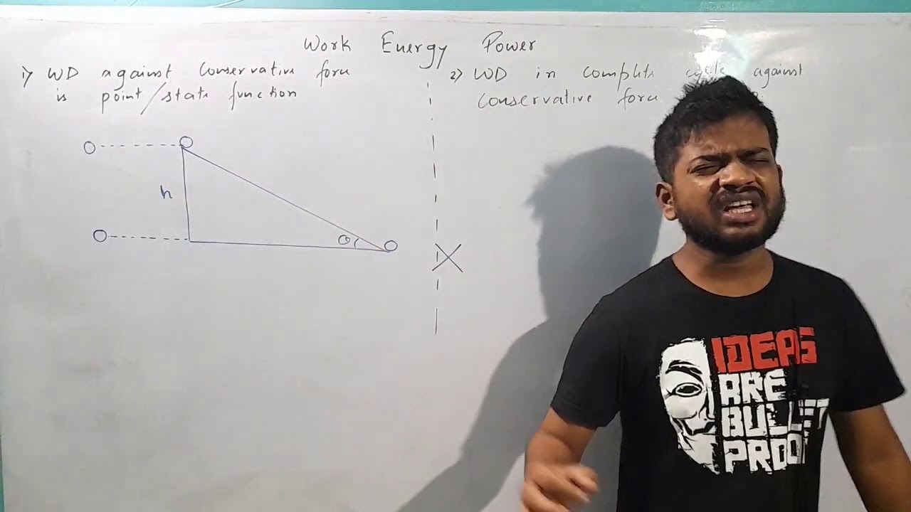 Work Energy Power 4: Conservative and non conservative forces - YouTube