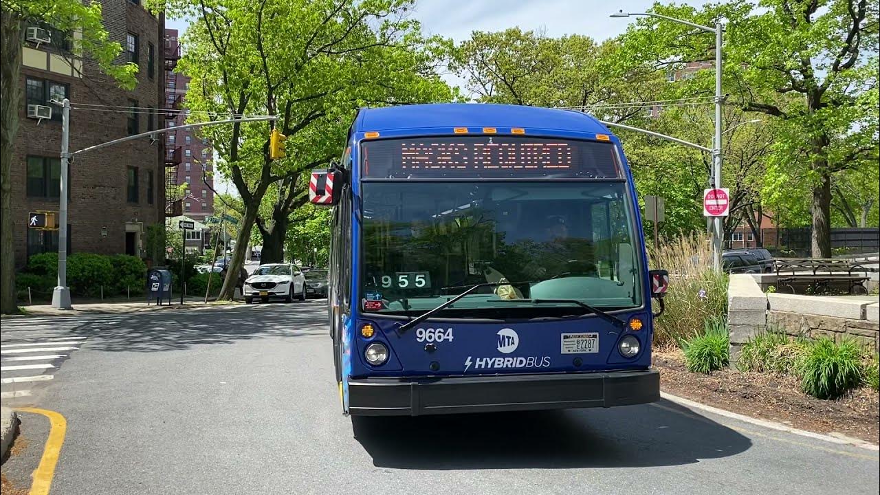 MTA New York City Bus 2020-21 NovaBUS LF40102 "LFS" Hybrid 9664 - YouTube