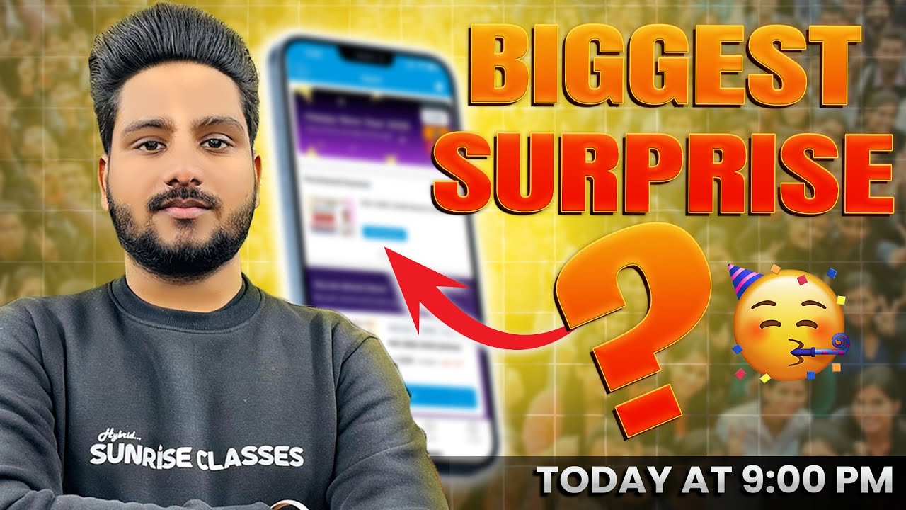 The Surprise that will change Everything for students | Sunrise Classes | Happy New Year 2025 ...