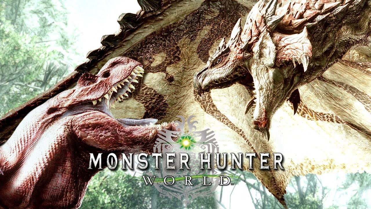 Monster Hunter World Beta - Anjanath VS Rathalos! | LP Monster Hunter ...