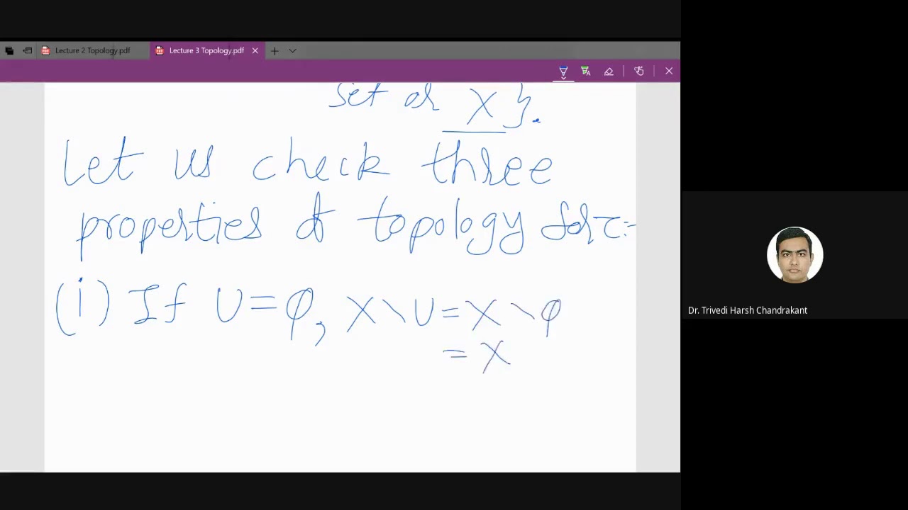 Lecture 2: Cofinite topology and other examples - YouTube