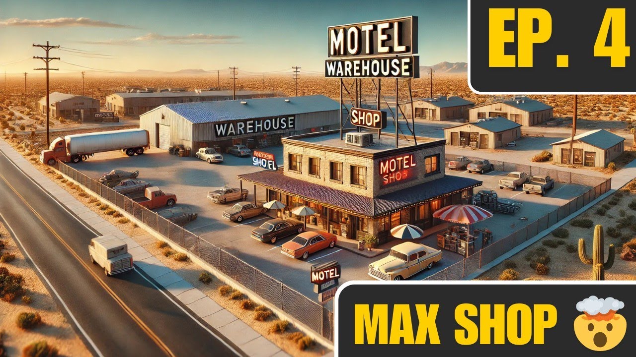 I MAXED OUT MY SHOP & WAREHOUSE USING 10,000$ | MOTEL MANAGER SIMULATOR ...