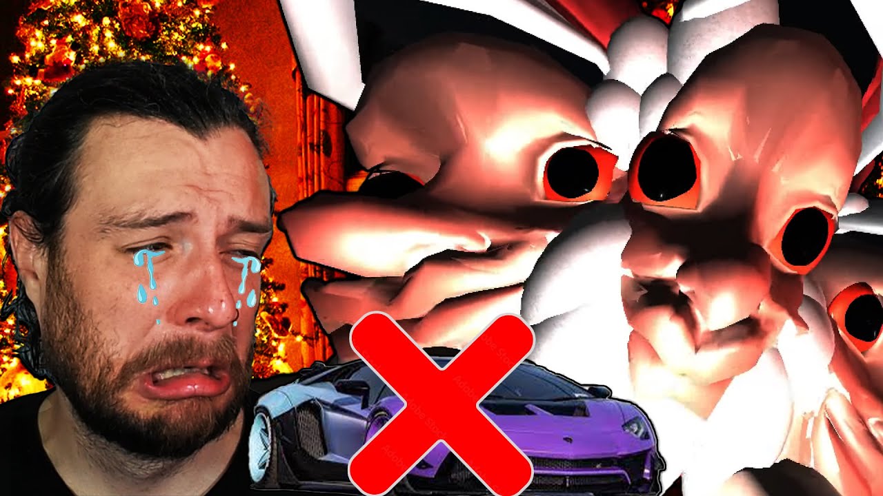 CURSED SANTA won't give me another Lamborgini | Three headed Santa the ...