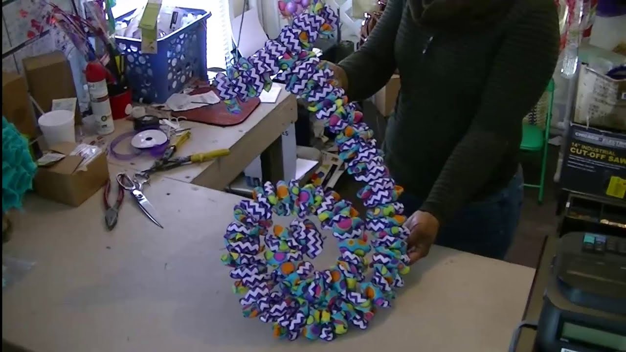 Dottie Dots Bubbly Creations - How To Apply Ribbon to Wire Form - YouTube