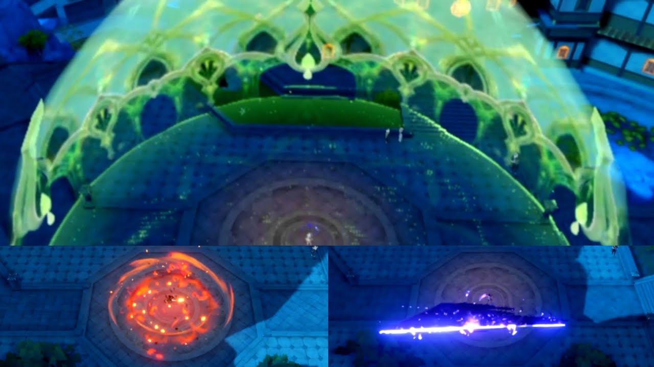 HUTAO,AYAKA,YAE MIKO,RAIDEN SHOGUN & NAHIDA'S ELEMENTAL SKILL and BURST ...