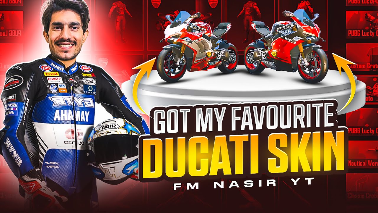 Finally I Got My Favourite Ducati Skin 🤩🔥 || Pubg Mobile || FM Nasir Yt ...
