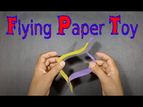 Flying Paper Toy | Learning | Paper Toy | @ChooChooRhymes - YouTube