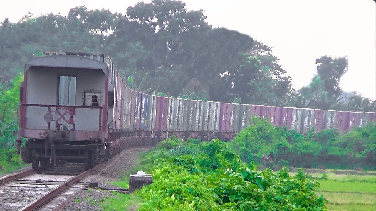 Indian Long Reach Single Stack Container Freight Train - Bangladesh ...