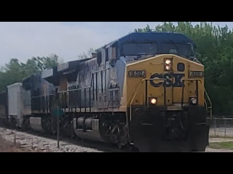 CSX 458 Leads L837-10 With A Nice Crew + K5H - YouTube