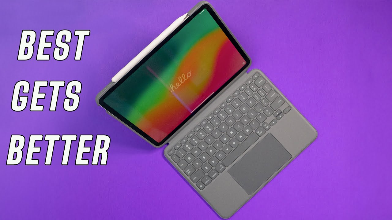 Best 11-inch iPad Air Keyboard? Logitech Combo Touch - YouTube