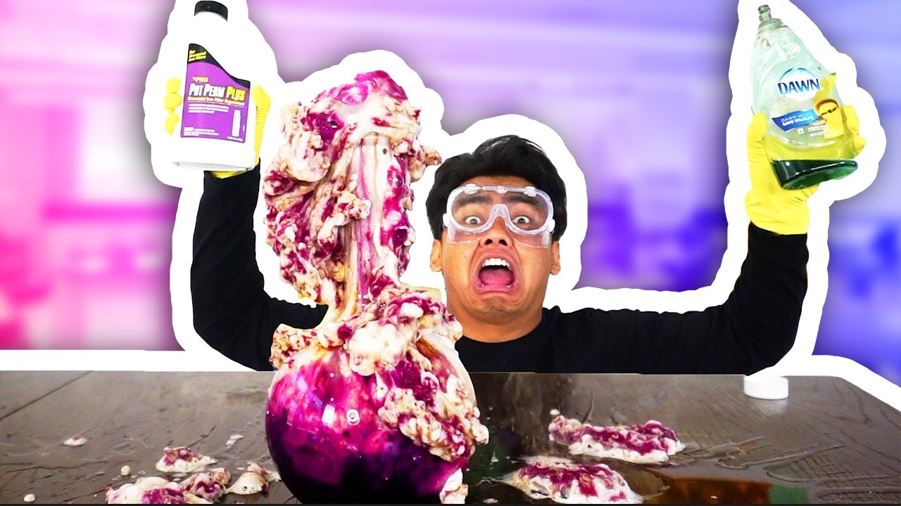 PURPLE ELEPHANT TOOTHPASTE EXPERIMENT! - YouTube