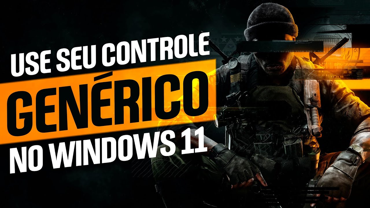 COMO USAR CONTROLE GENÉRICO NO WINDOWS 11 - ATUALIZADO 2024 - YouTube