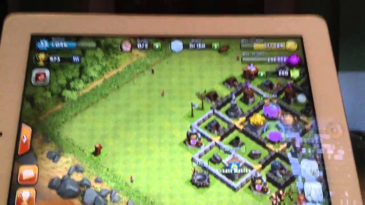 Clash of clans tutorials: Moving stuff outside border - YouTube