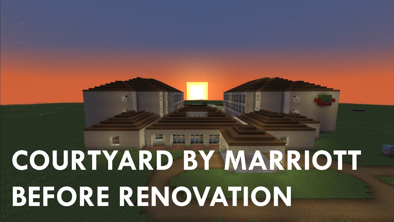 Hotel Tour: Courtyard by Marriott, Main Village, Minecraft (Pre ...