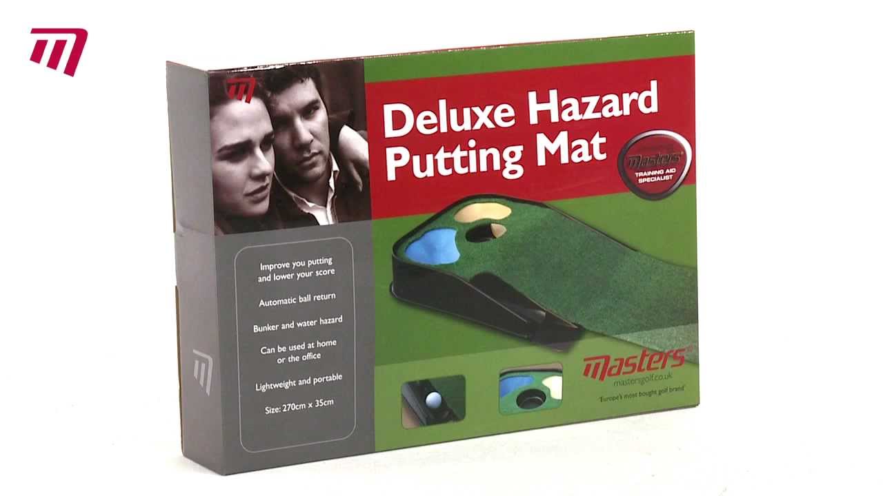 Masters Golf - Deluxe Hazard Putting Mat (PE076) - YouTube