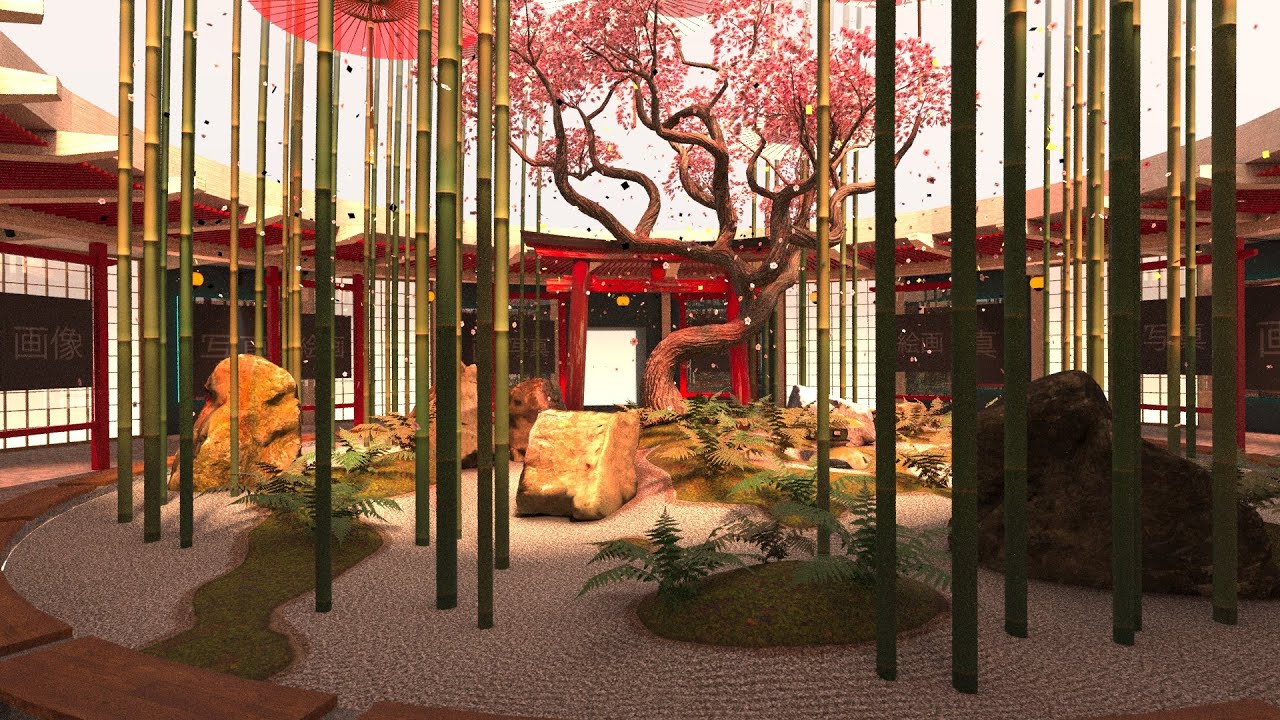 G0026 VR Virtual Reality Art Gallery Japanese Story - YouTube