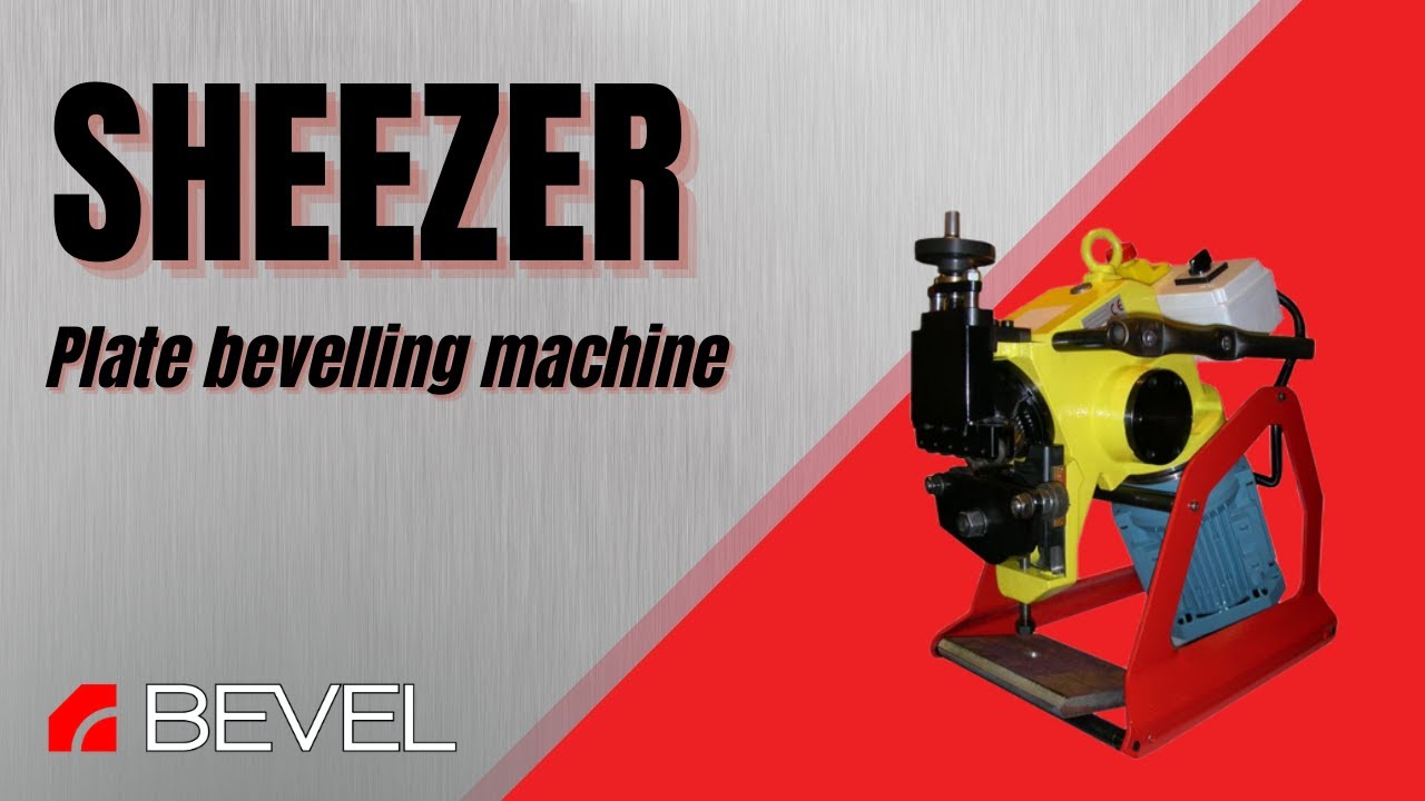 SHEEZER - Plate Bevelling Machine - YouTube