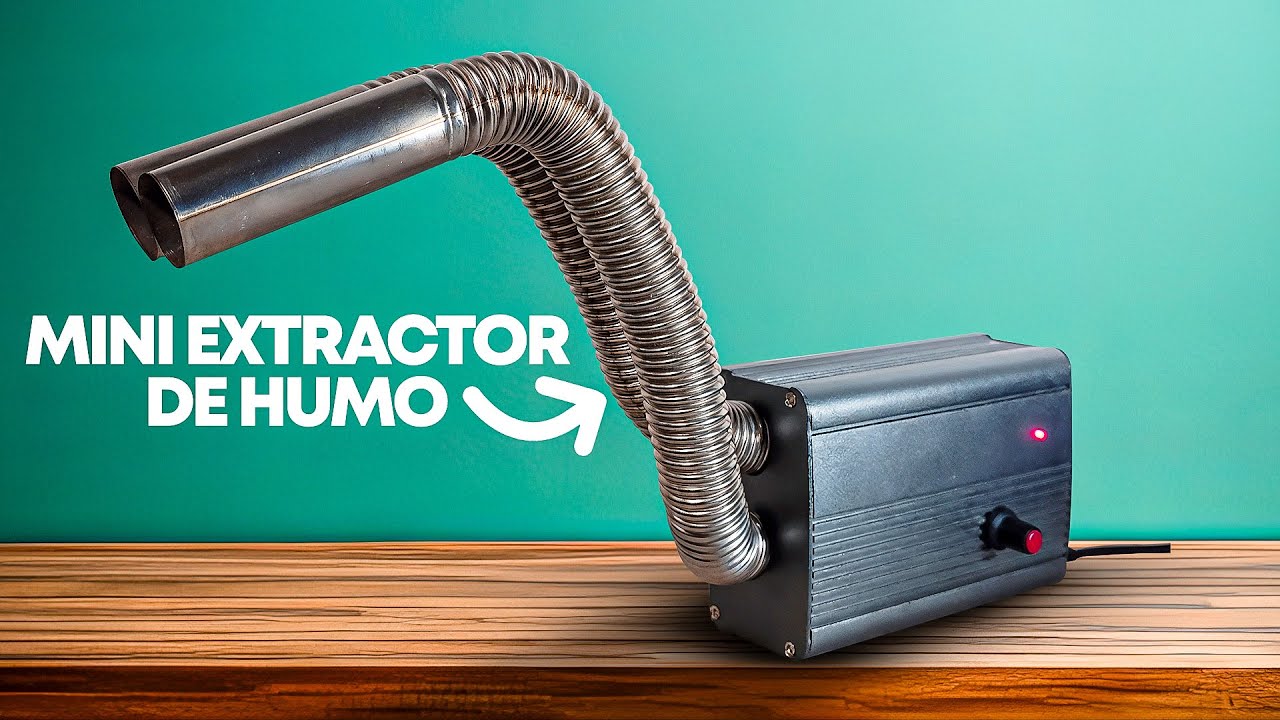 Mini extractor de Humo para soldar / Extractor Casero - YouTube